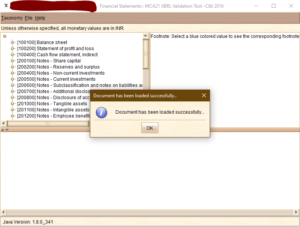 Process for Conversion of XBRL file to PDF file - Pratham Consultants